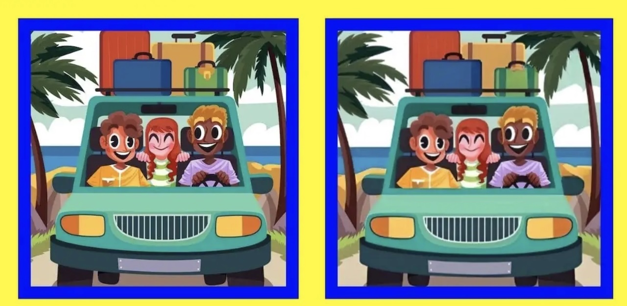 Seules les personnes aux yeux pointus peuvent repérer 3 différences ...